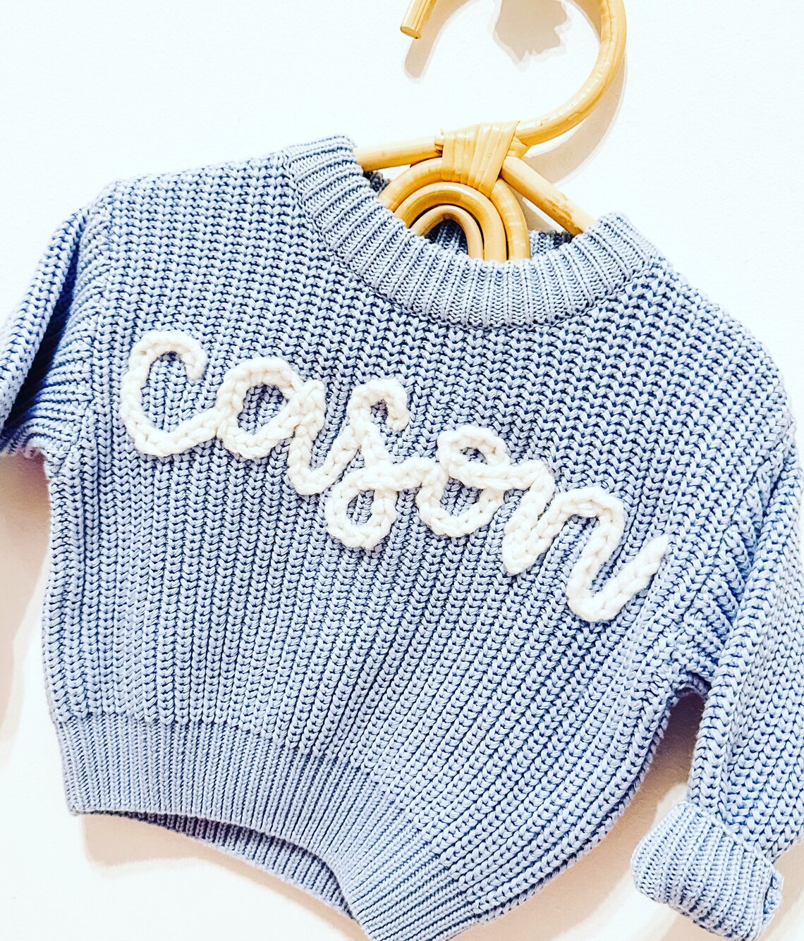 Personalized Hand Embroidered Baby and Toddler Sweaters - Etsy