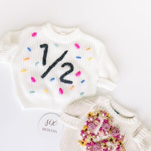 Personalized Hand Embroidered Baby and Toddler Sweaters - Etsy