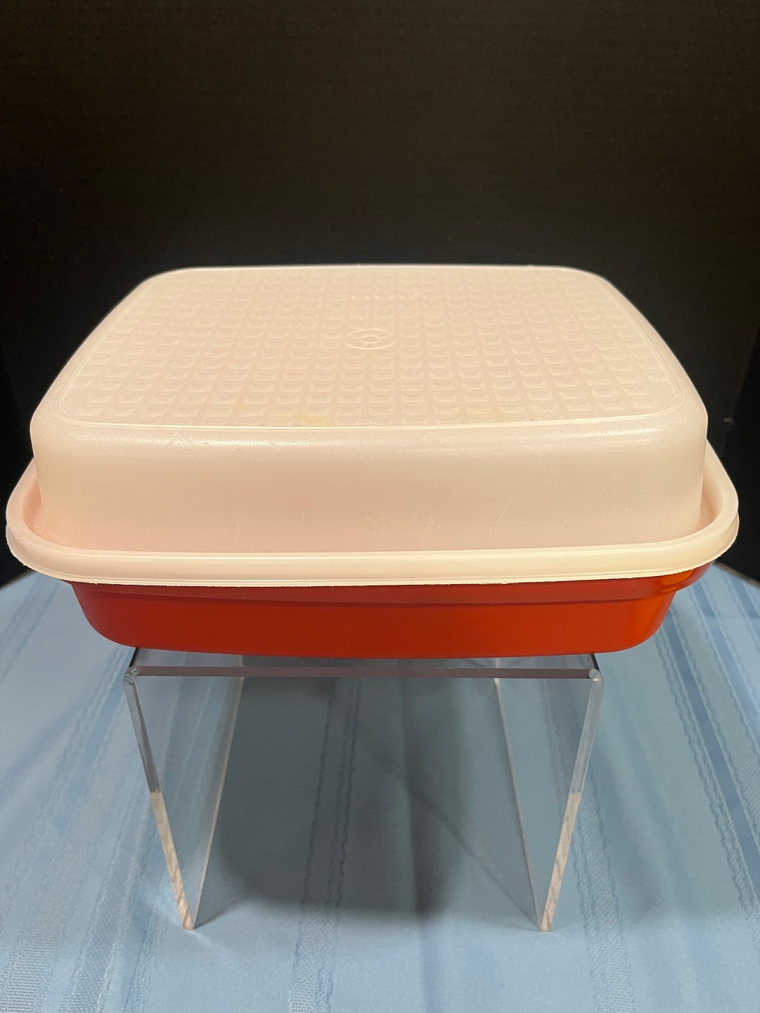 Vintage Tupperware Large Season and Serve #1294 Paprika Marinade Lidded ...