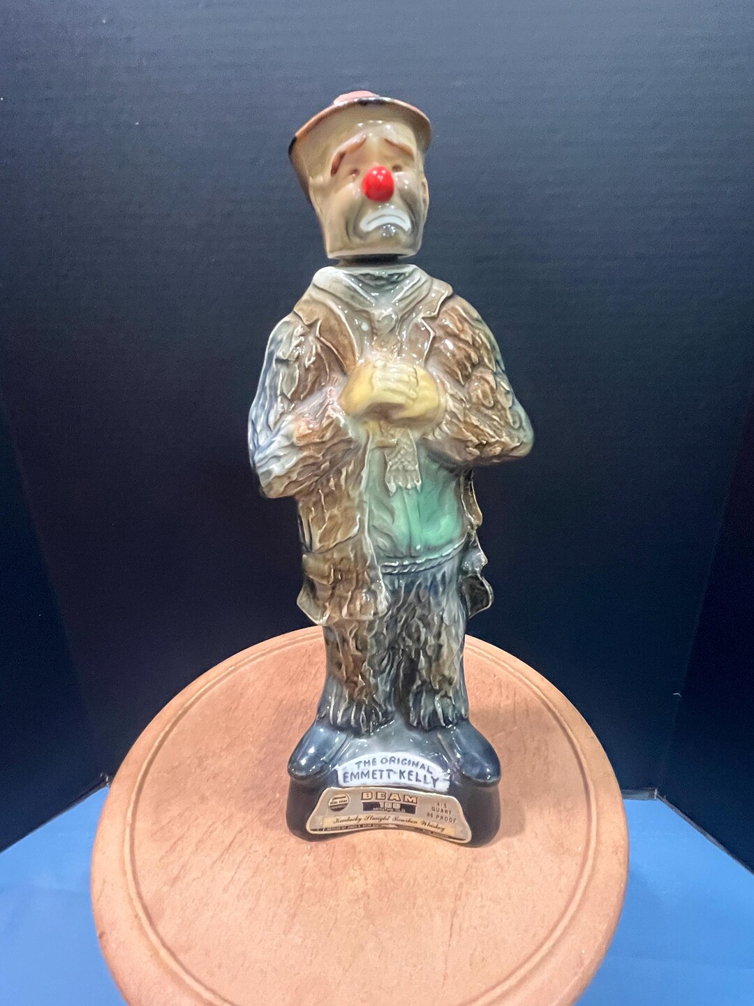 Vintage 1973 Jim Beam Whiskey Decanter - Emmet Kelly - American Clown ...