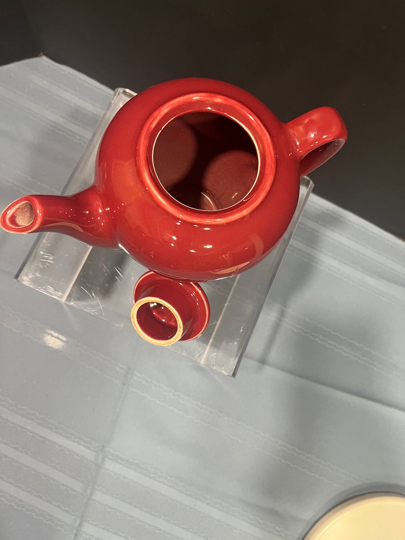 Vintage Mccormick Baltimore Deep Rose or Burgundy Tea Pot - 1940's - Etsy