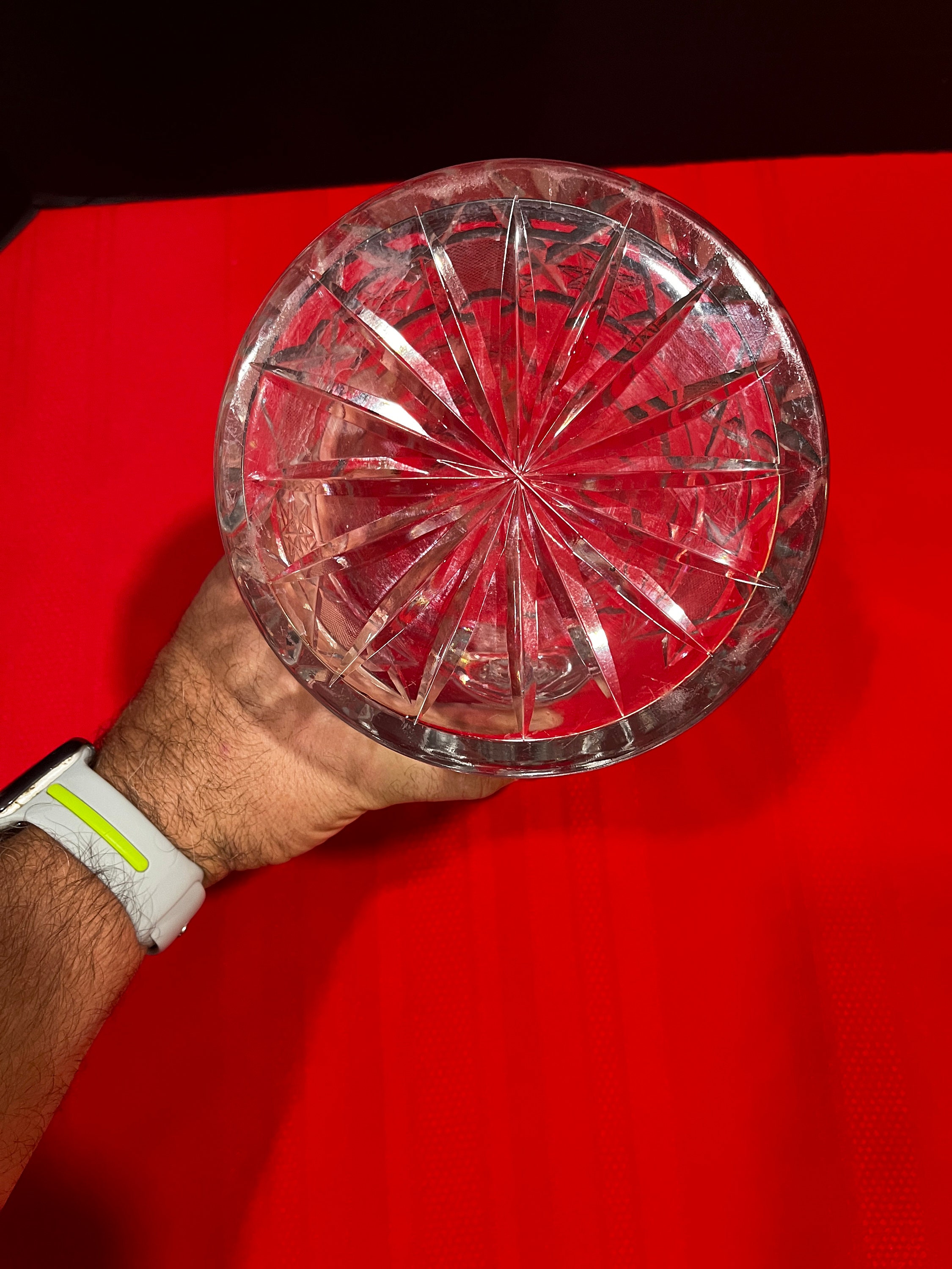 Vintage American Brilliant Period Cut Class Pitcher Hobstars and ...