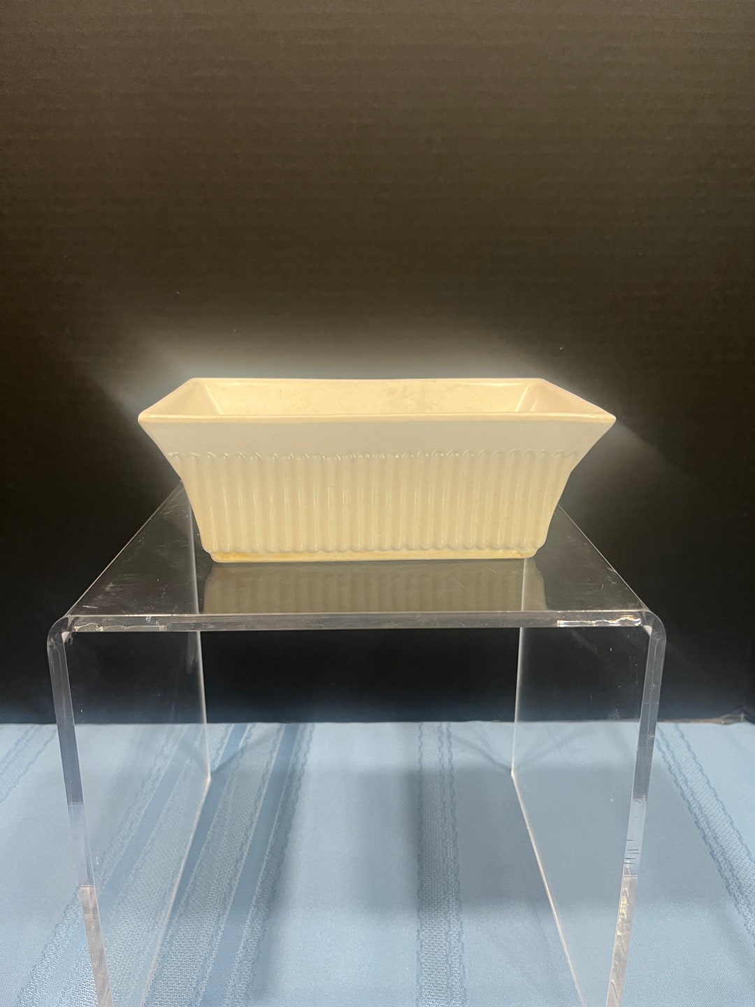 Vintage RARE Imperial Pottery Ridged Planter - Joplin, Missouri - Etsy