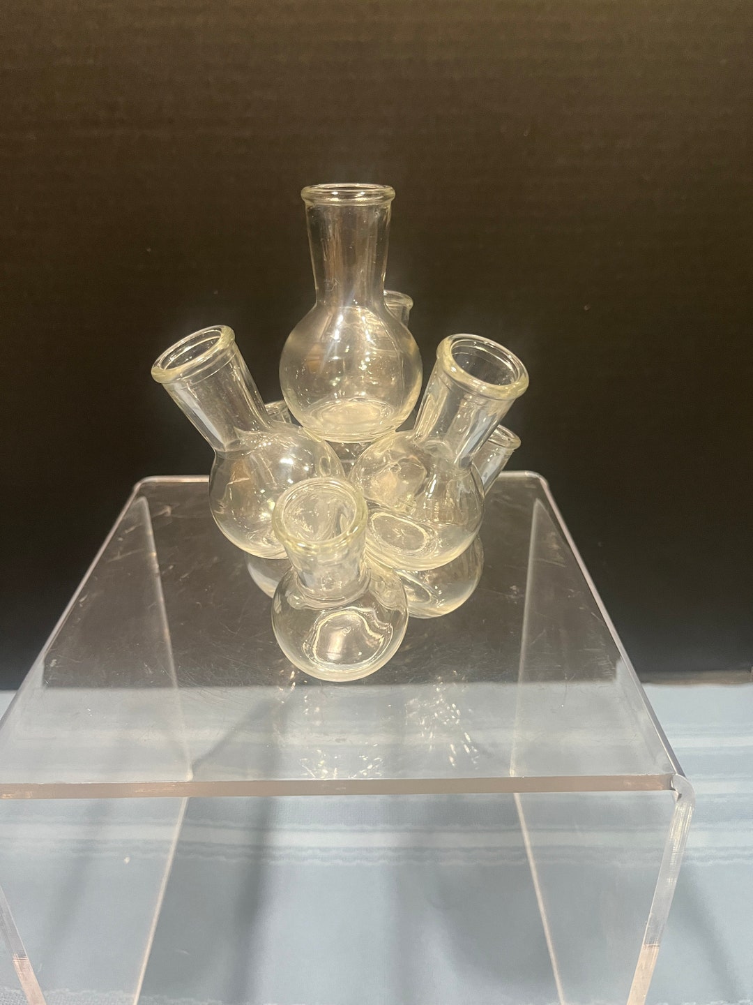 Vintage Multiple Lab Beaker Bud Vase Piece - 7 Stacked Lab Beakers - Etsy