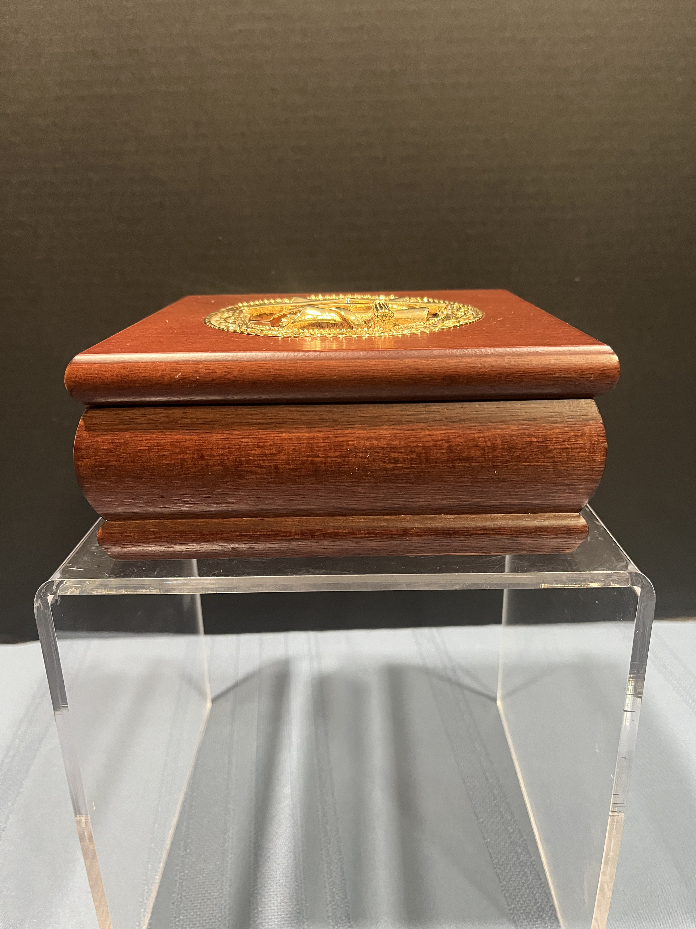 Vintage San Francisco Music Box Co. Musical Jewelry Box Graduate Pomp ...