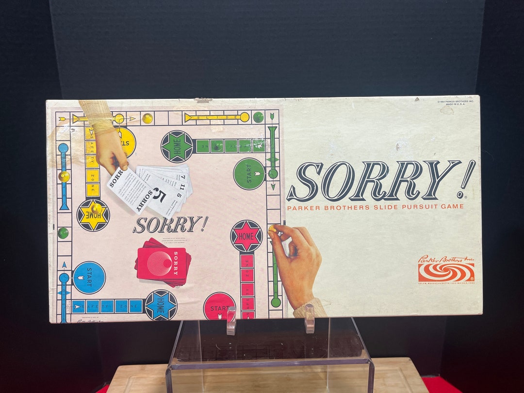 Vintage Sorry Board Game 1964 Complete Set Parker Brothers - Etsy