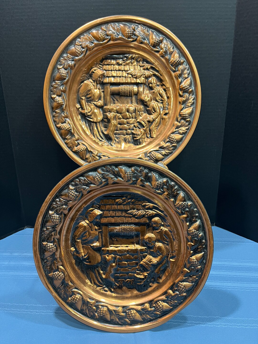 Vintage Coppercraft Guild Copper Tray or Wall Hanging - Grandmother ...
