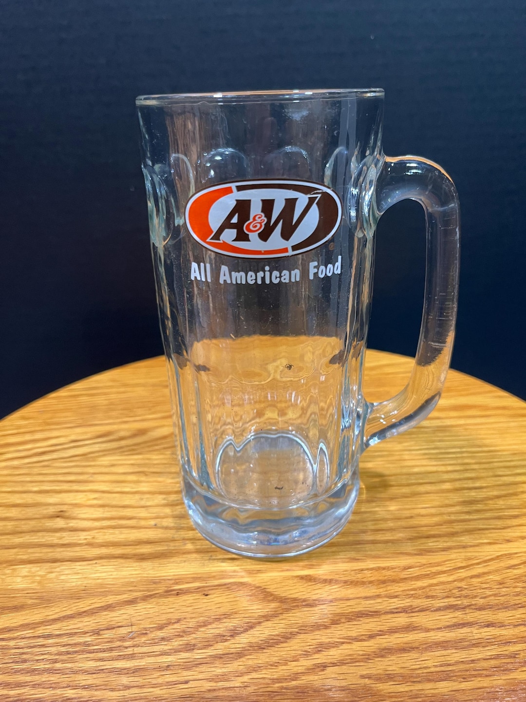 Vintage A & W Root Beer all American Food X Large 18 Oz. Heavy Glass ...