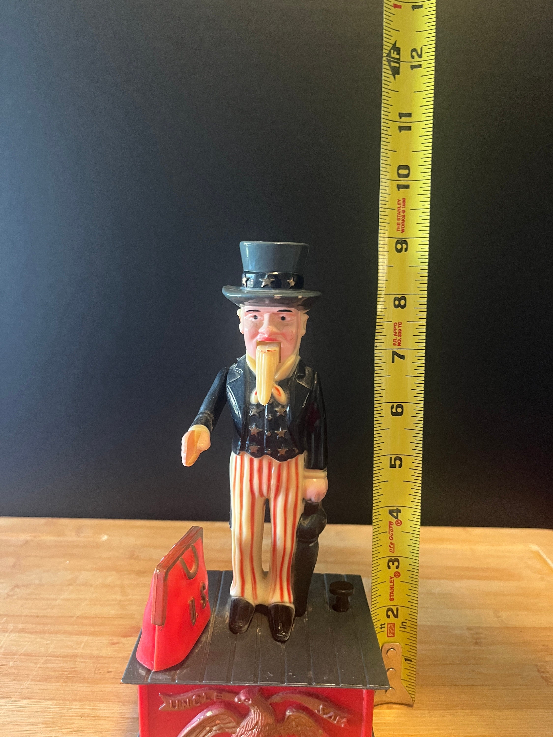 Vintage Uncle Sam Working Mechanical Bank - Etsy