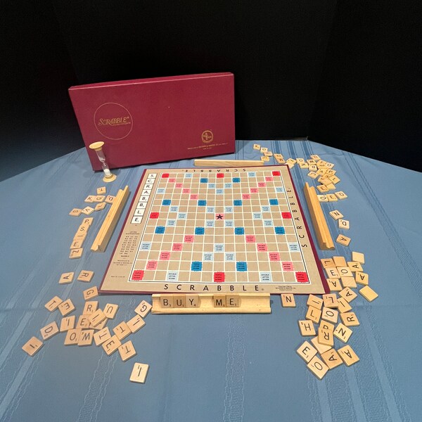 Scrabble Board Game - Etsy