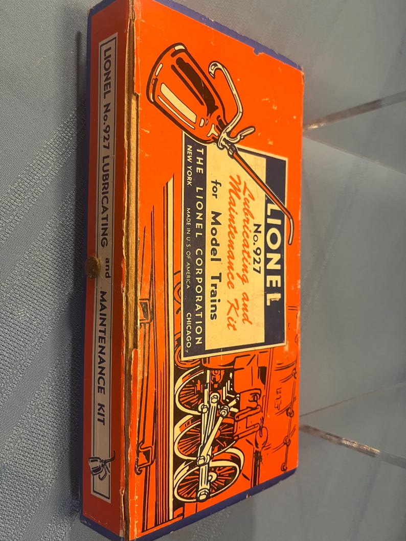 Vintage Lionel No. 927 Lubricating and Maintenance Kit - Original Box ...