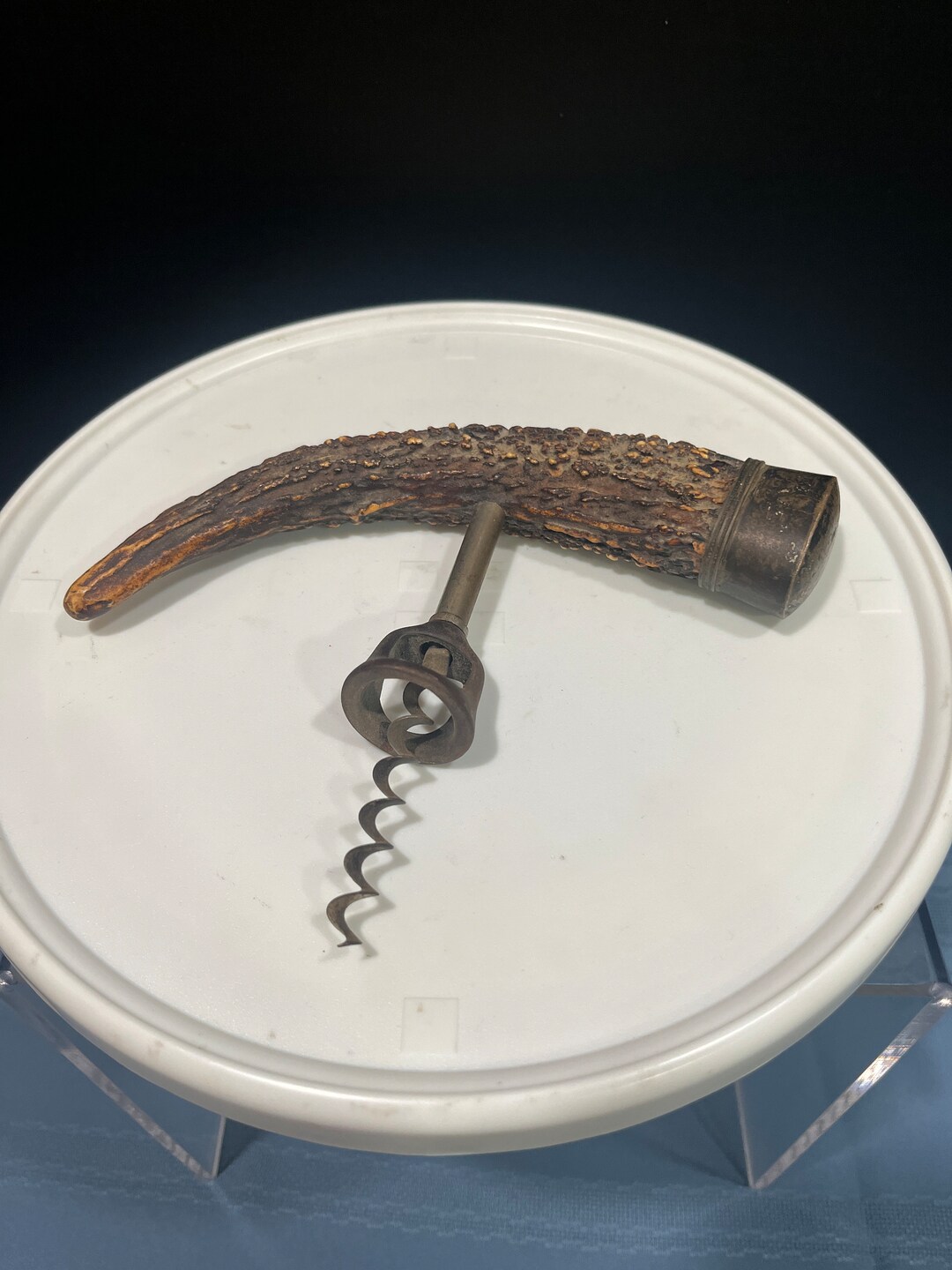 Vintage Deer Antler Metal or Silver Capped Corkscrew 1920's-1940's - Etsy