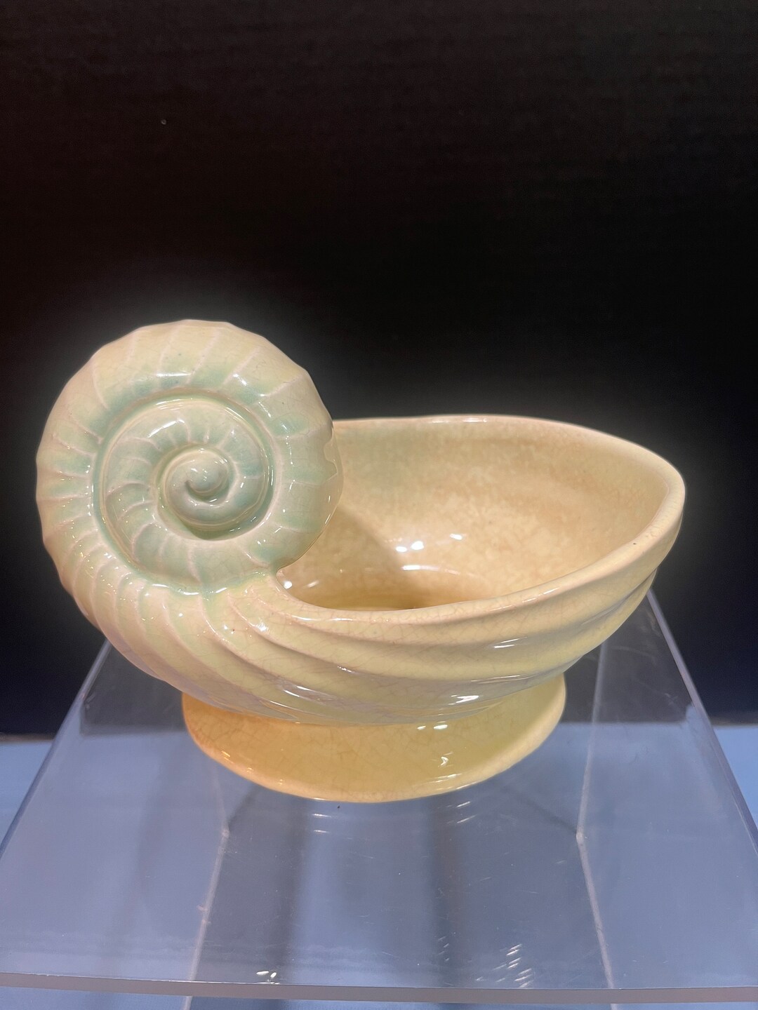 Vintage RARE Pacific Pottery Sea Snail or Sea Shell Planter or Bowl ...