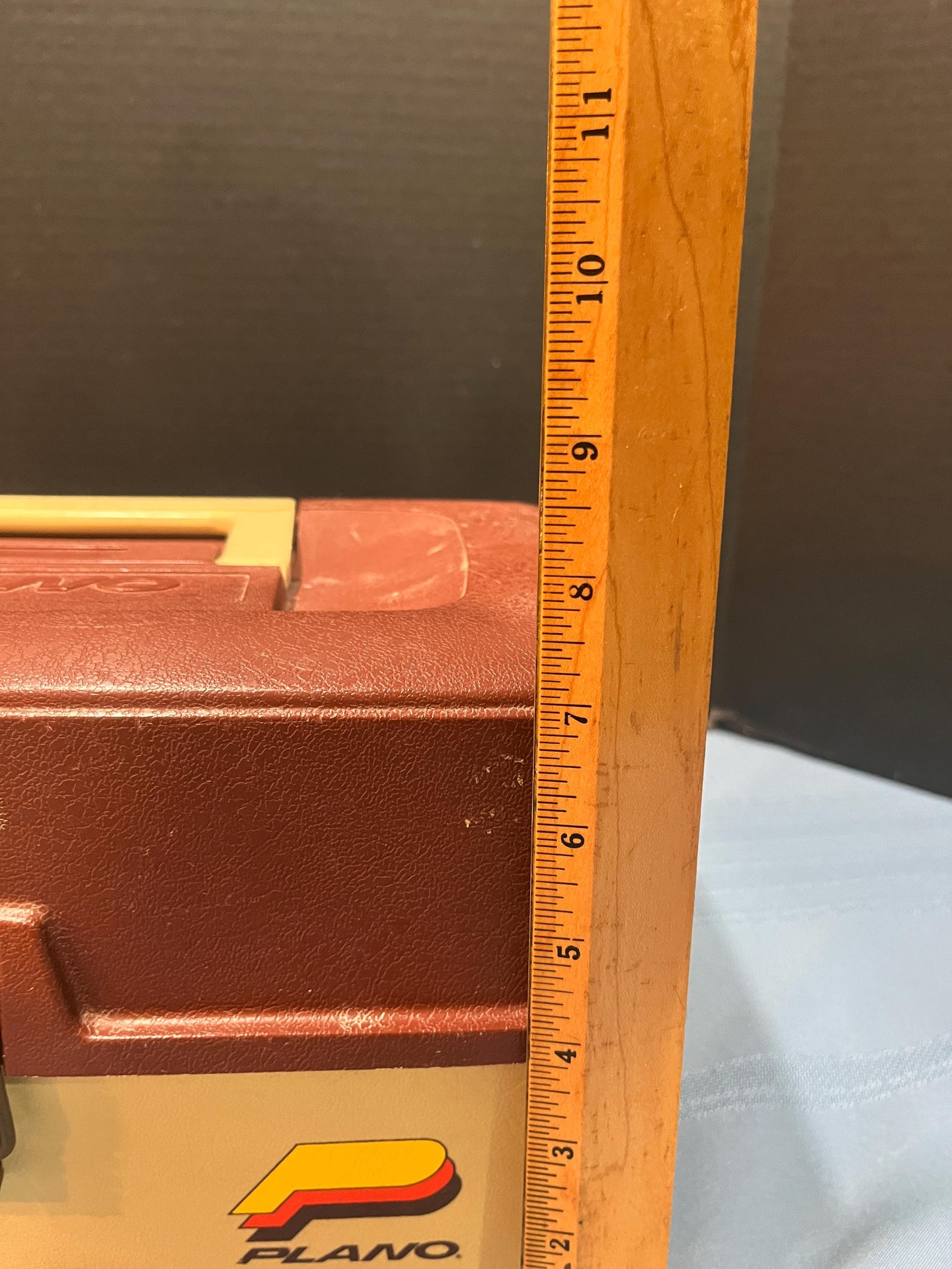 Vintage Plano 2-tier Hinged Tray Large Tackle Box - Filled W/ Fishing ...