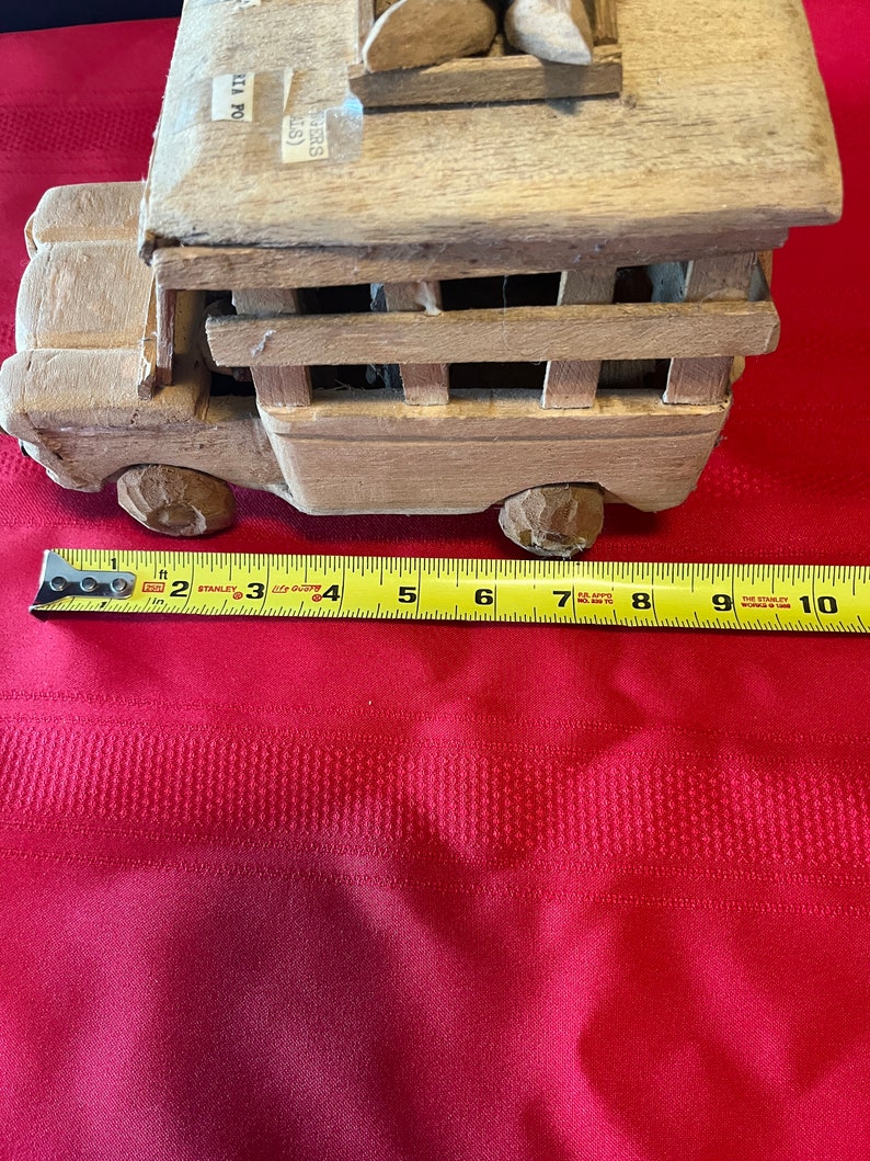 Vintage African Hand-carved Wooden Bus - Folk Art - Etsy