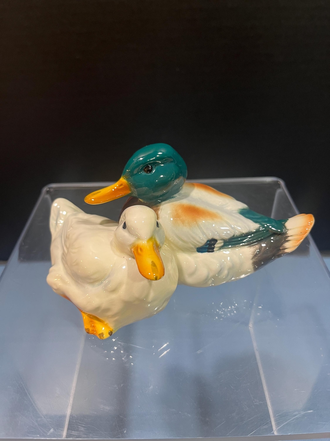 Vintage Goebel Duck Figurine - Mallard and White Ducks - 32 018 06 West ...