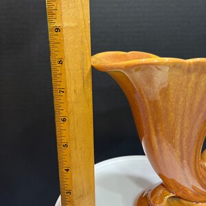 Vintage 1940's Artistic Potteries Set of 2 Ceramic Cornucopia Planters ...