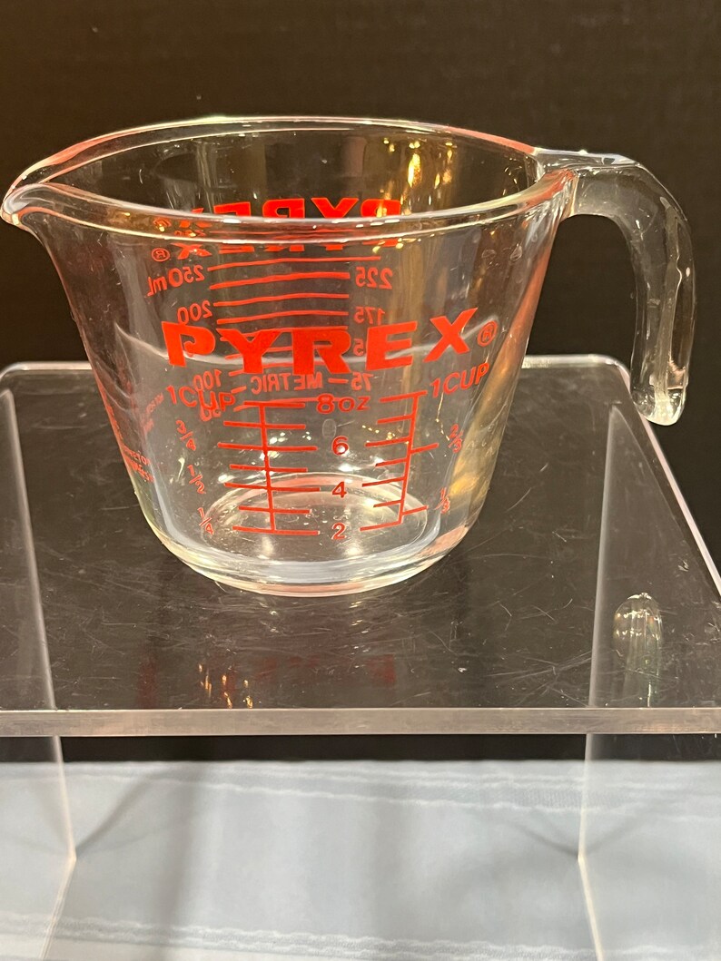 Vintage Pyrex 1 Cup Measuring Cup 508 1970's - Etsy