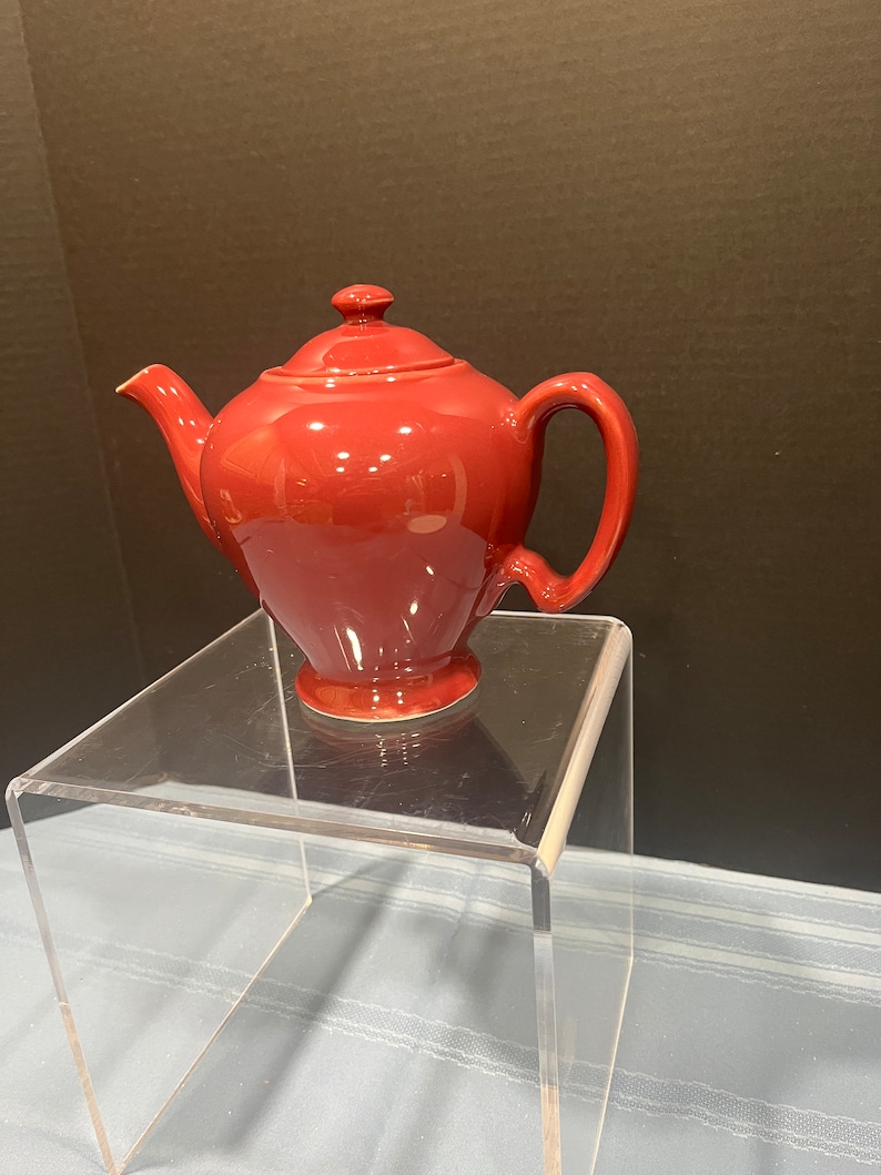 Vintage Mccormick Baltimore Deep Rose or Burgundy Tea Pot - 1940's - Etsy