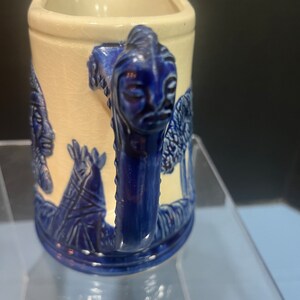 Vintage Sleepy Eye Pottery Indian Chief and Tee Pee Ceramic Pitcher - Etsy