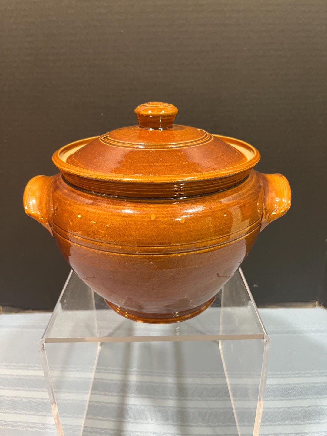 Vintage Pearson's of Chesterfield Stoneware Lidded Bean Pot or Soup ...