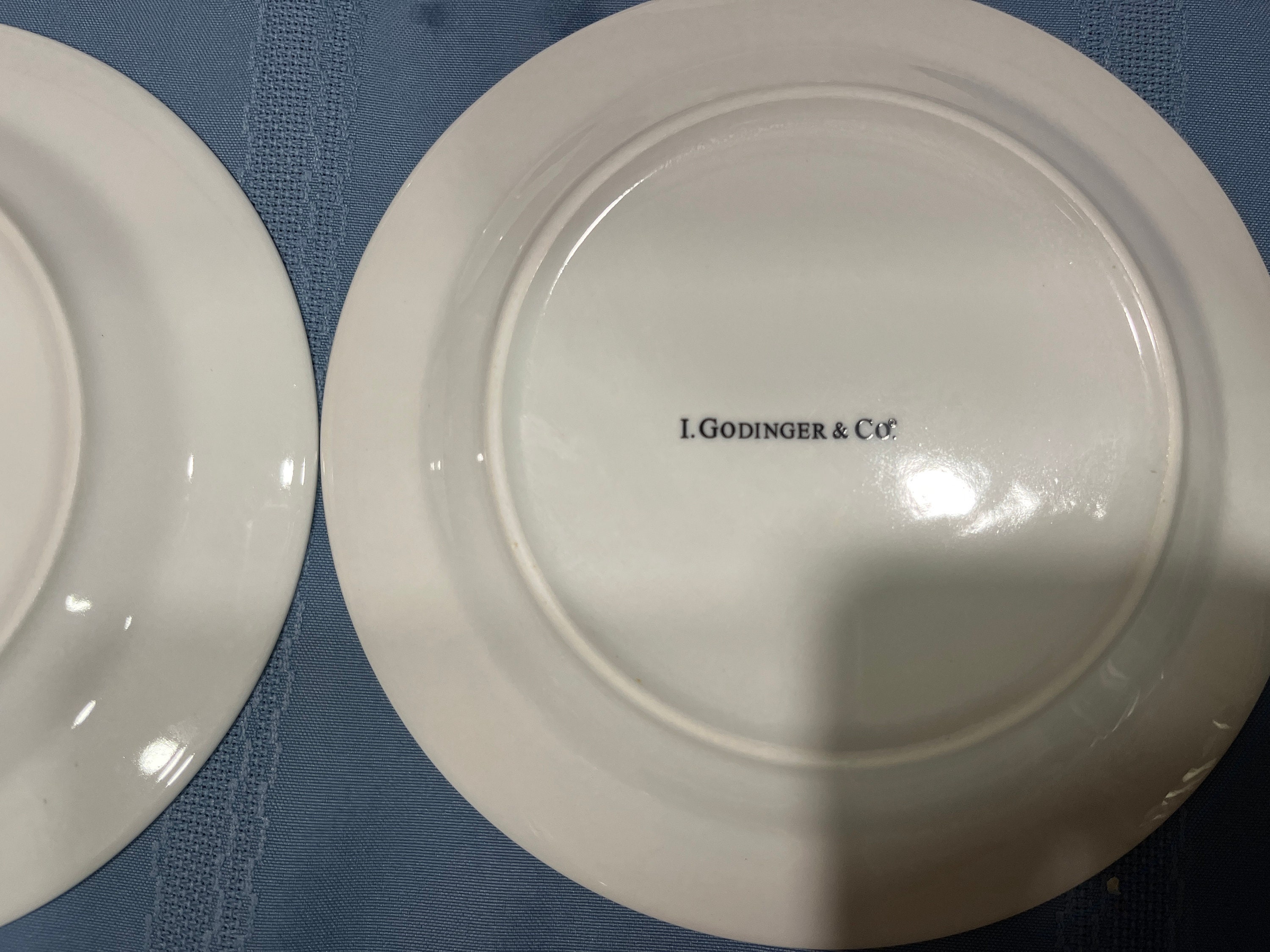 Vintage I Godinger Set of 4 Snack Plates Poker Night Game Night Bunco ...