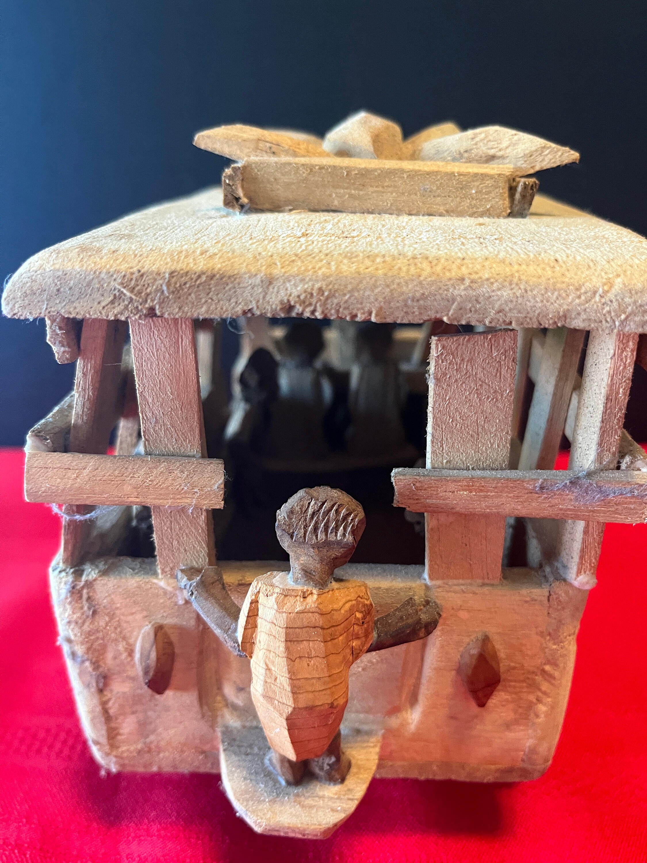 Vintage African Hand-carved Wooden Bus - Folk Art - Etsy