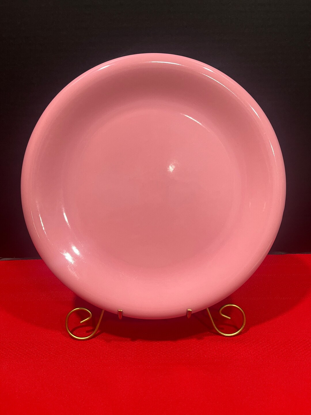 Vintage Baker Hart Stuart Pink 12 Serving Platter Chop Plate - Etsy