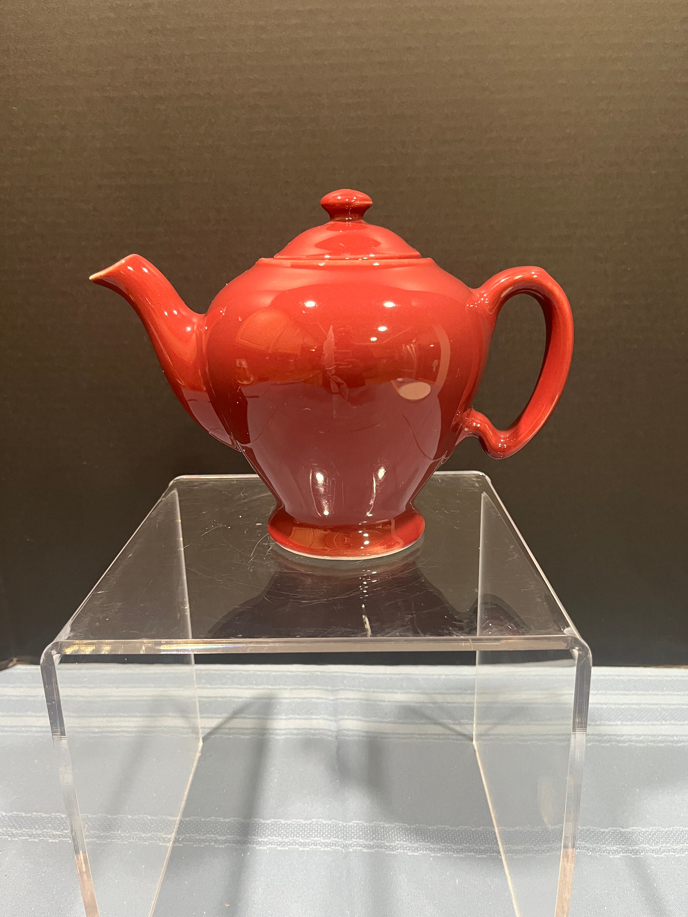 Vintage Mccormick Baltimore Deep Rose or Burgundy Tea Pot - 1940's - Etsy