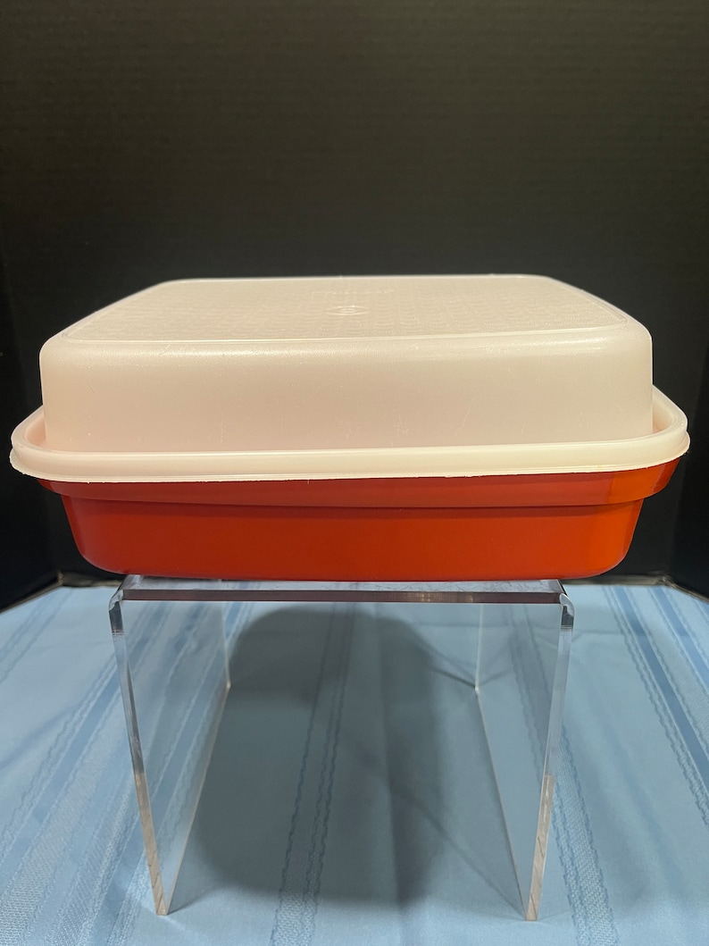Vintage Tupperware Large Season and Serve #1294 Paprika Marinade Lidded ...