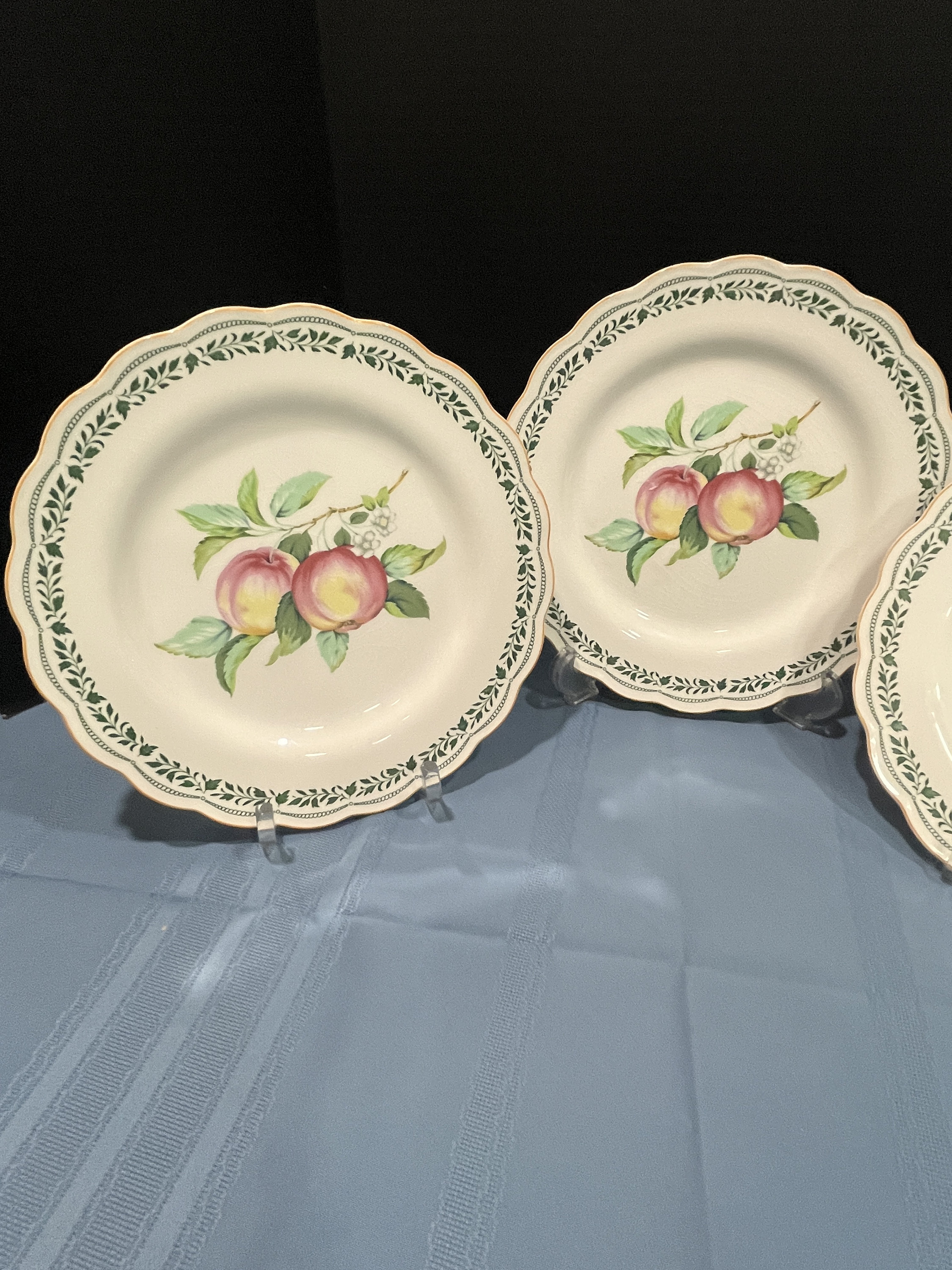 Vintage Nikko Fine Tableware Medley Pattern 10 1/2" Dinner Plates - Set ...