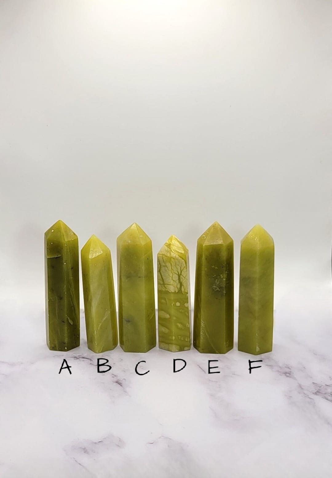 Serpentine Healerite Crystal Towers Home Decoration,mineral Specimen ...