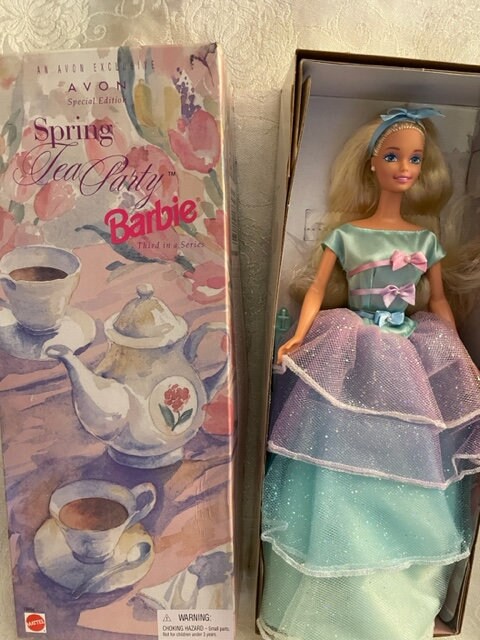 Vintage 1997 Avon Spring Tea Party Barbie Special Edition, an Avon ...