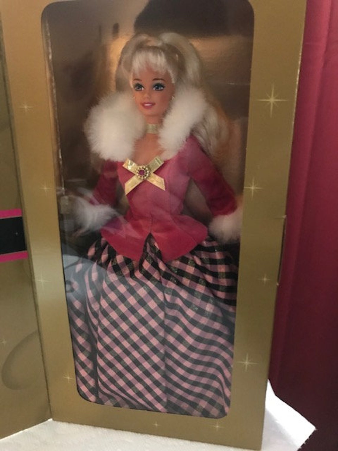 Vintage Avon Barbie Special Edition Winter Rhapsody Blonde, 2nd in a Series Avon Exclusive ...