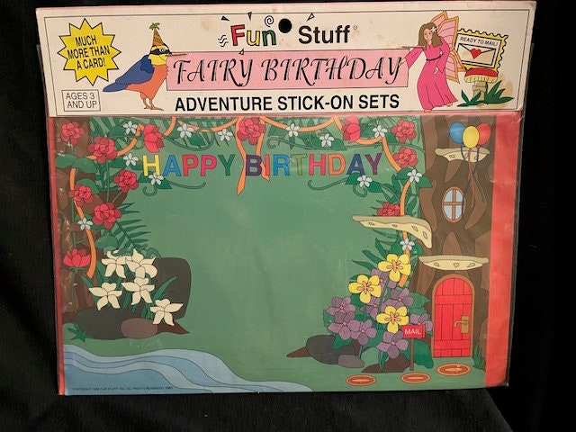 Vintage 1995 Fun Stuff Adventure Stick-on Sets. Choose - Etsy