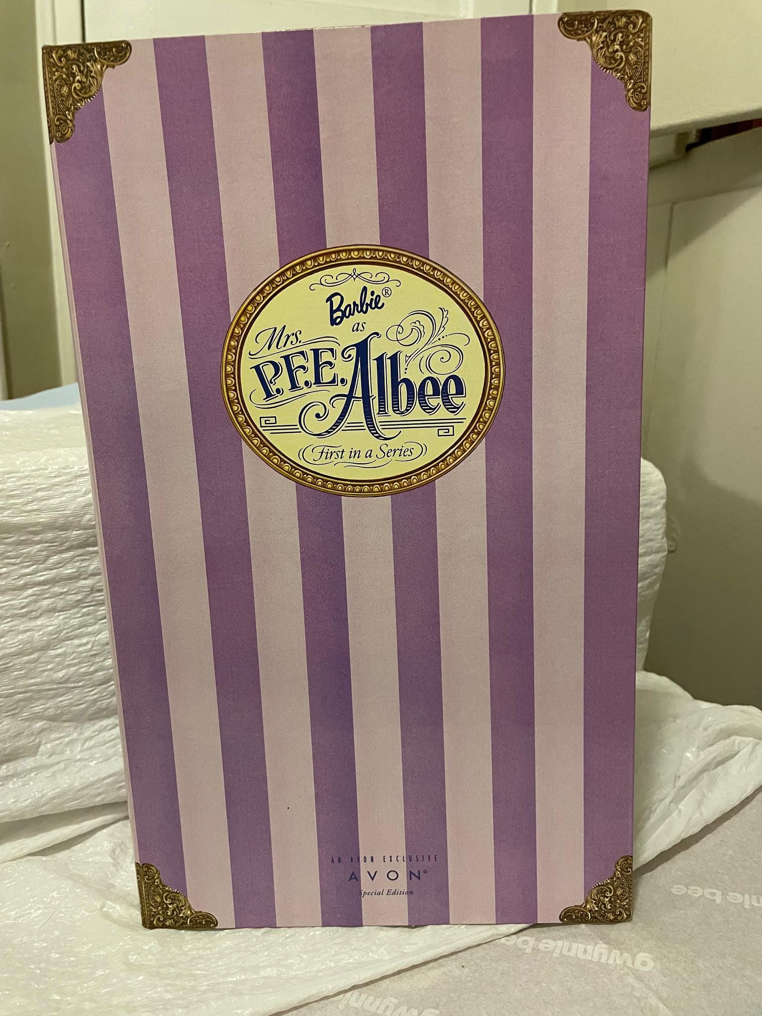 Vintage 1997 Avon Barbie Special Edition Mrs. P.F.E. Albee, the First ...