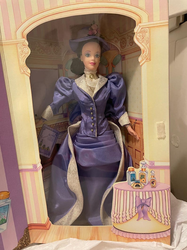 Vintage 1997 Avon Barbie Special Edition Mrs. P.F.E. Albee, the First ...