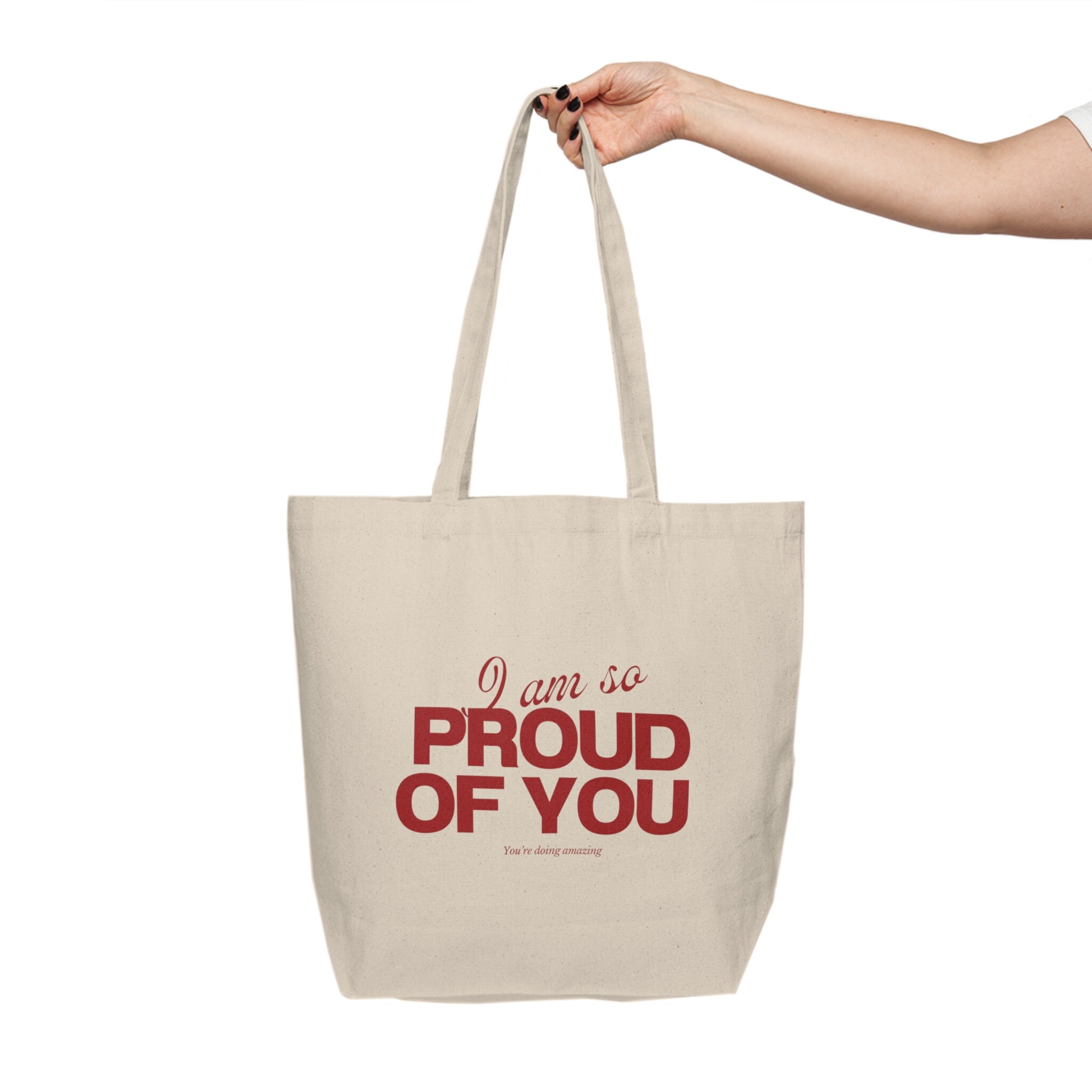 Minimalist Quote Canvas Tote - Etsy