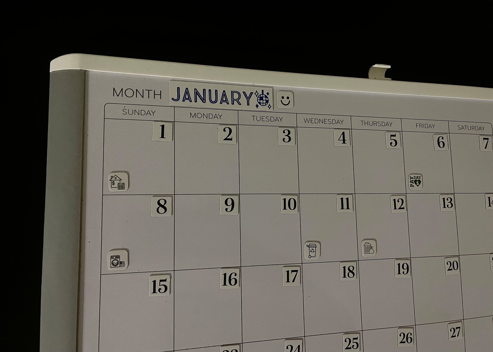 Calendar 12 Months Magnets - Etsy