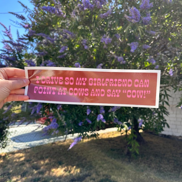 Girlfriend Bumper Sticker - Etsy