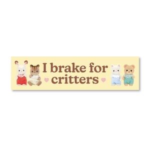 Calico Critters Bumper Sticker - Etsy