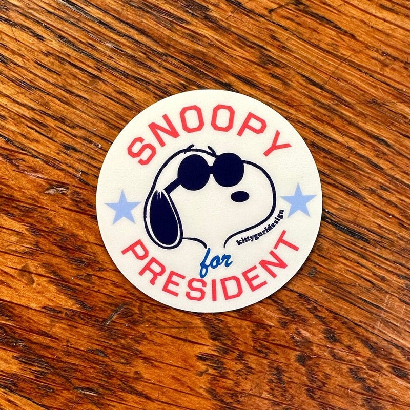 Snoopy for President - Etsy