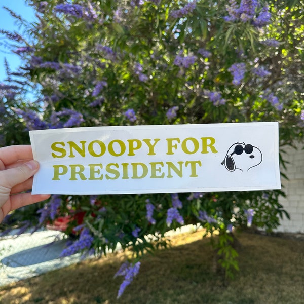 Snoopy for President - Etsy