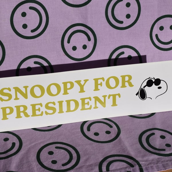 Snoopy for President - Etsy
