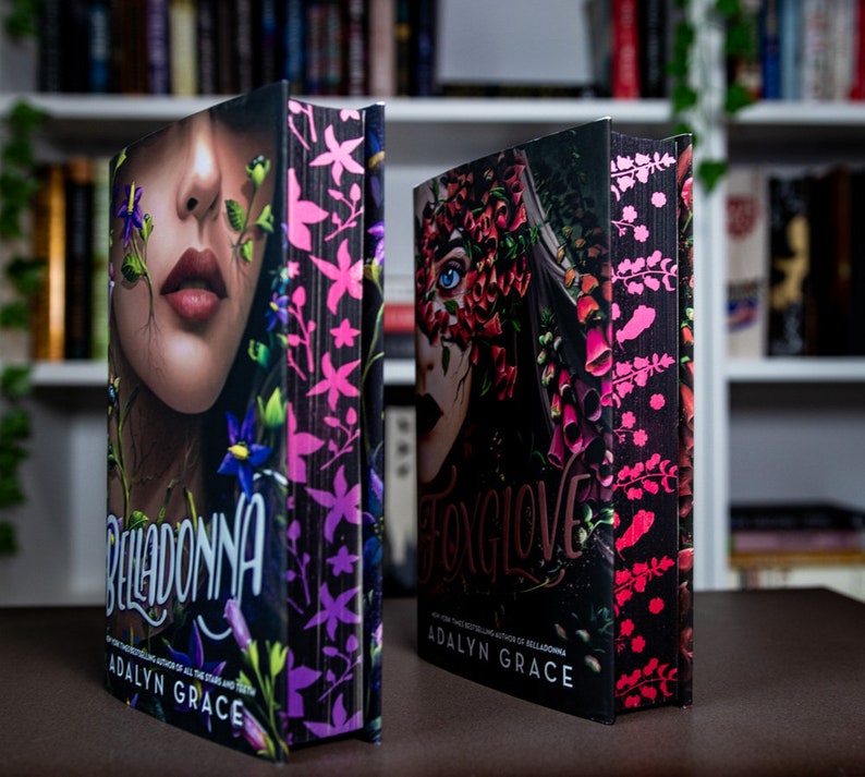 Belladonna Book Sprayed Edges Stenciled Edges - Etsy