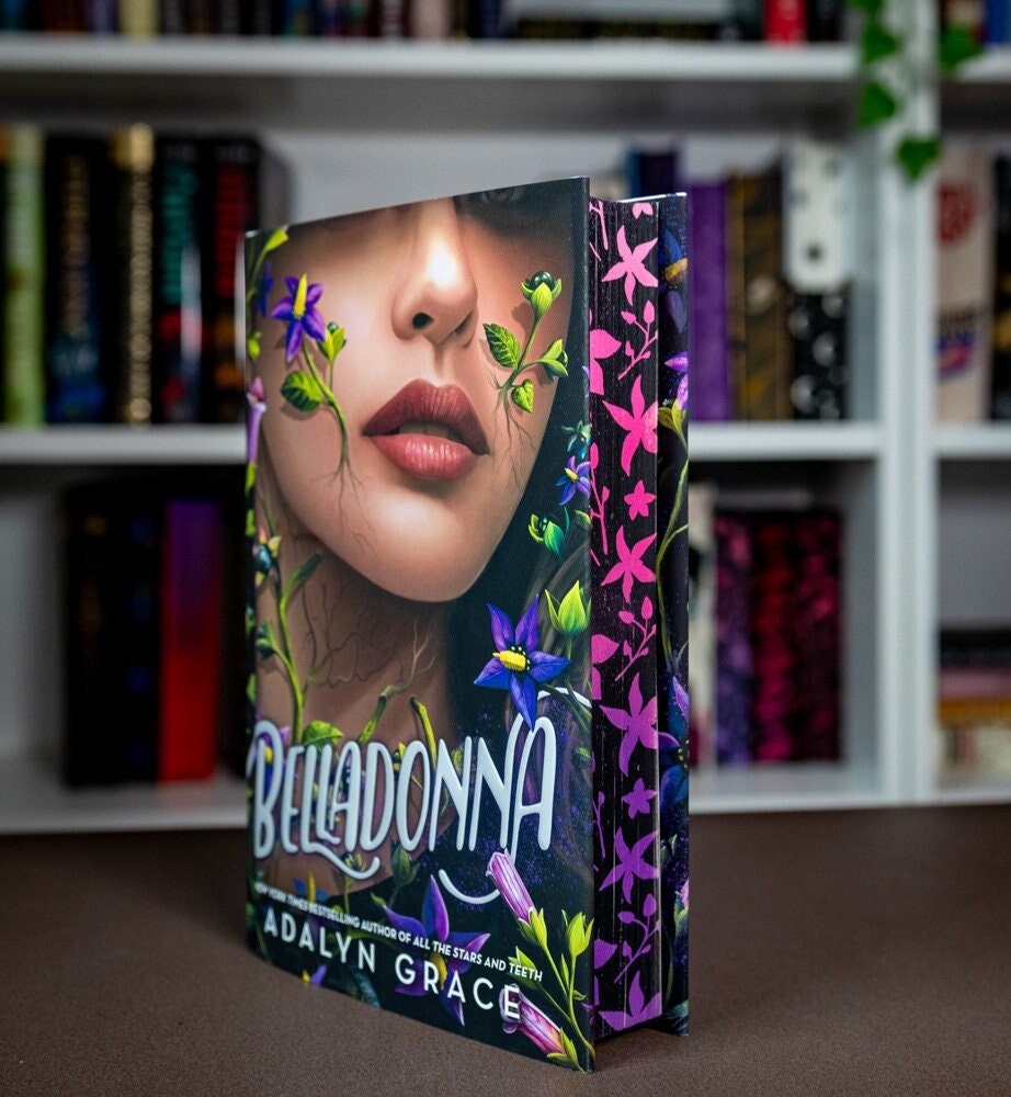 Belladonna Book Sprayed Edges Stenciled Edges - Etsy