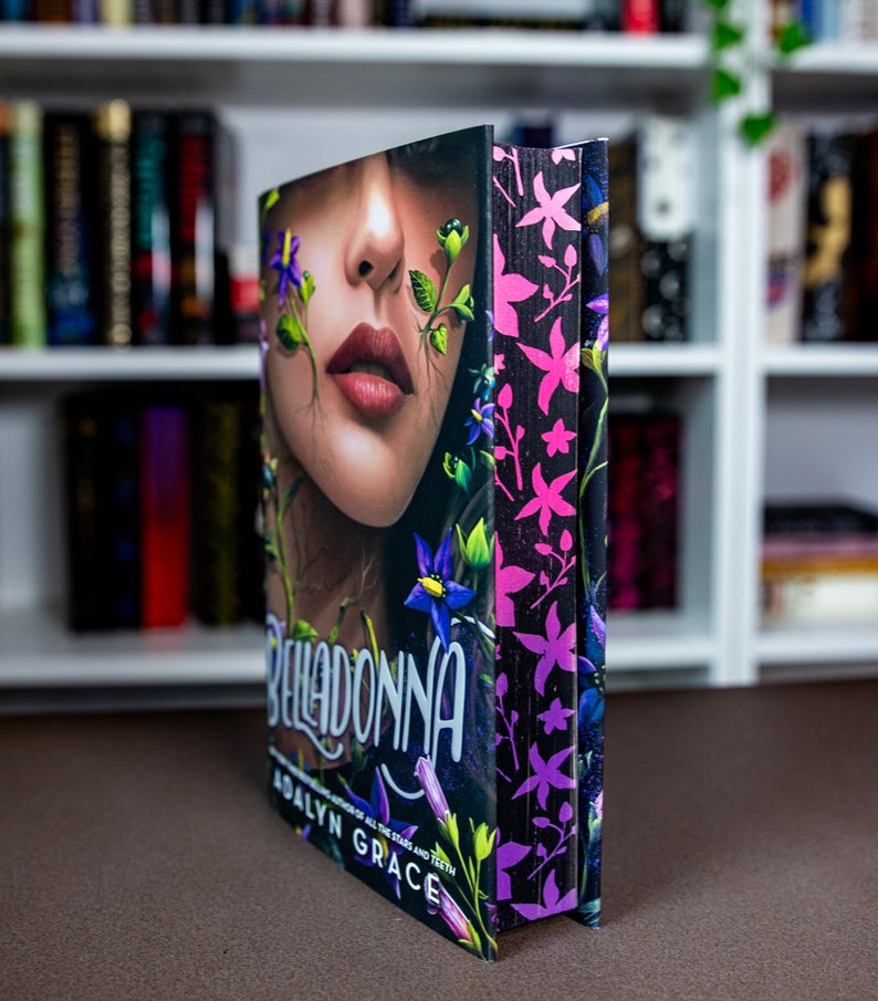 Belladonna Book Sprayed Edges Stenciled Edges - Etsy