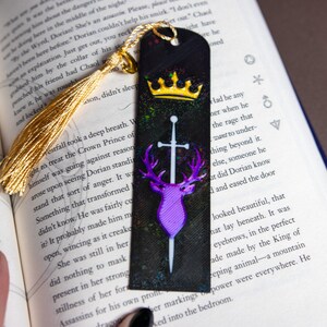 Stag and Sword 3D Printed Bookmark | Fantasy Reader Customizable Gifts ...
