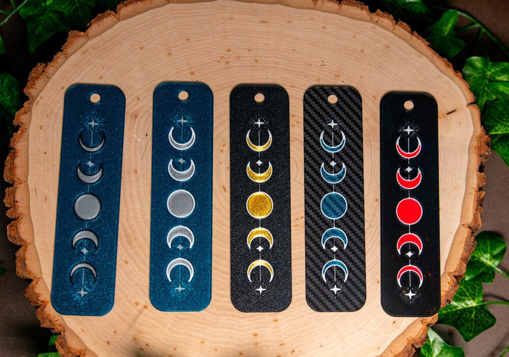Moon Phases 3D Printed Bookmark - Etsy
