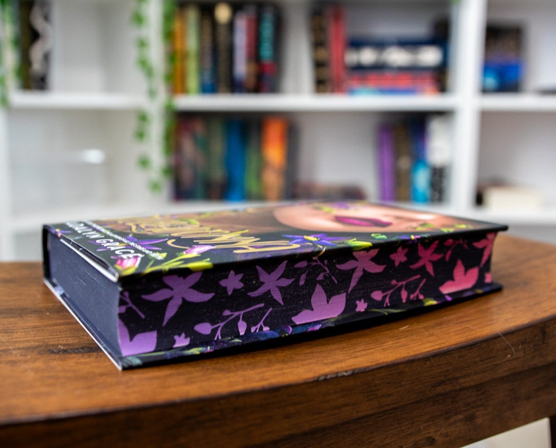 Belladonna Book Sprayed Edges Stenciled Edges - Etsy